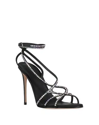 LE SILLA Slingback Sandals With Crystal Embellishments