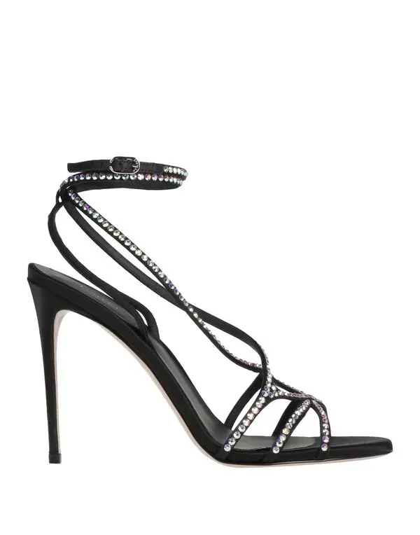 LE SILLA Slingback Sandals With Crystal Embellishments