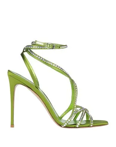 LE SILLA Textile Fiber Sandals - Green