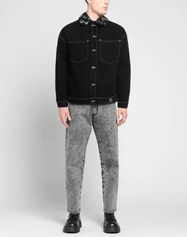 Versace Denim Trucker Jacket - Black
