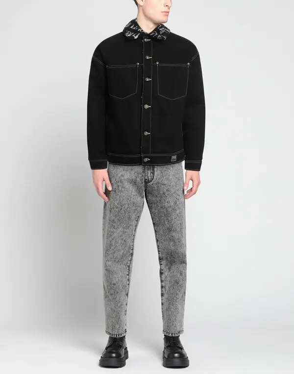 Versace Denim Trucker Jacket - Black