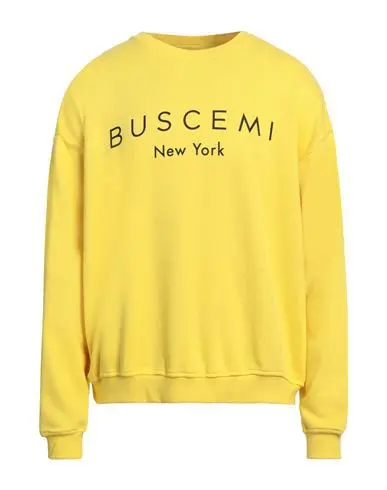 Buscemi Cotton Sweatshirt With Logo Print - Yellow
