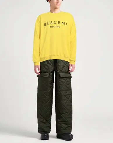 Buscemi Cotton Sweatshirt With Logo Print - Yellow