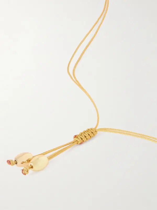 Tohum Design Gold-plated Shell Necklace