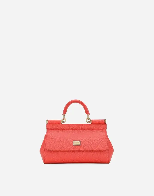 Dolce & Gabbana Small Sicily Handbag - Orange