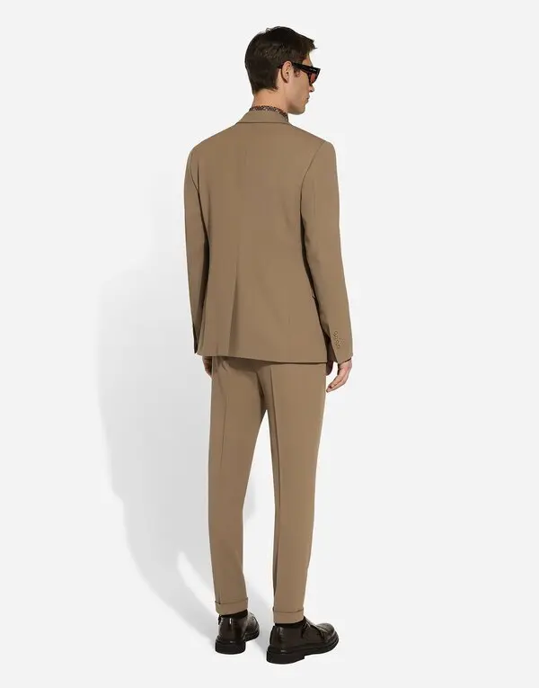 Dolce & Gabbana Double-breasted Technical Gabardine Jacket