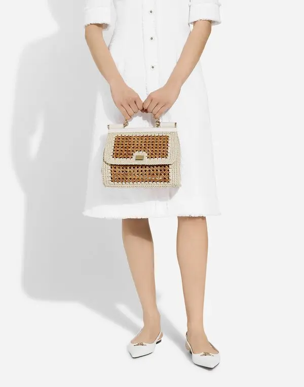 Dolce & Gabbana Large Sicily Handbag - Beige