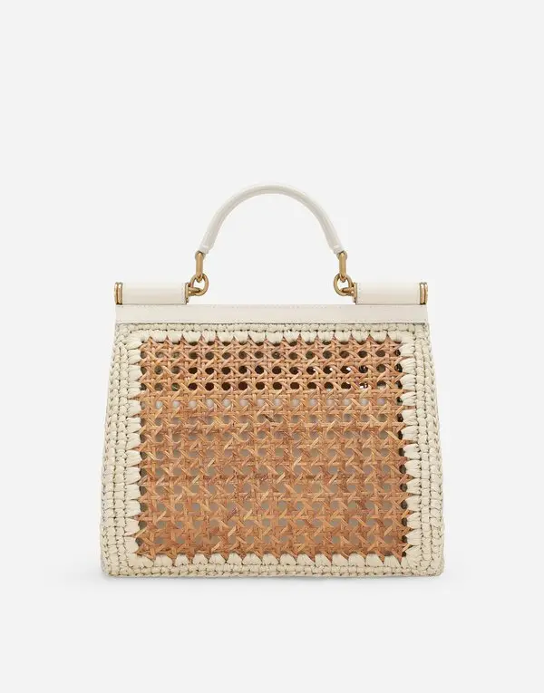 Dolce & Gabbana Large Sicily Handbag - Beige