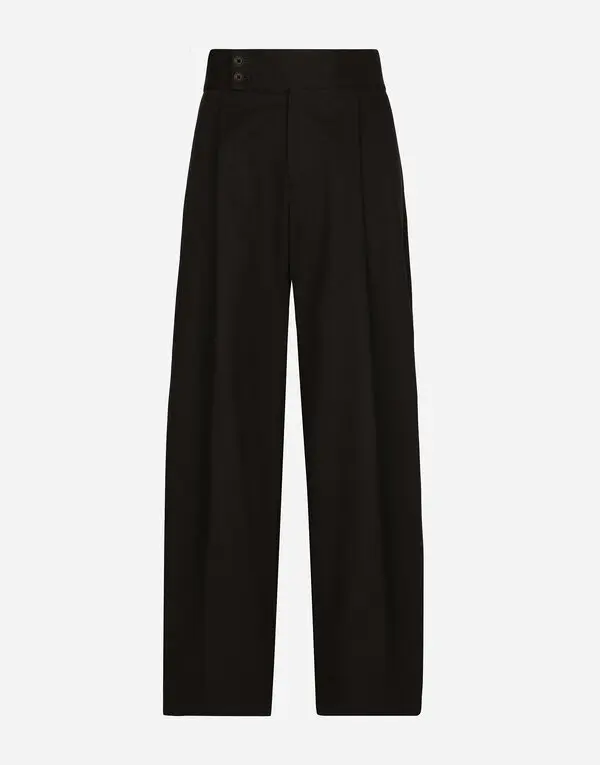Dolce & Gabbana Tailored Gabardine Pants With Darts