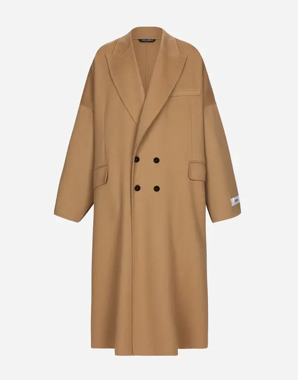 Dolce & Gabbana Double-breasted Cashmere Overcoat
