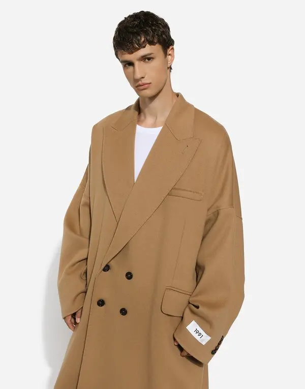 Dolce & Gabbana Double-breasted Cashmere Overcoat