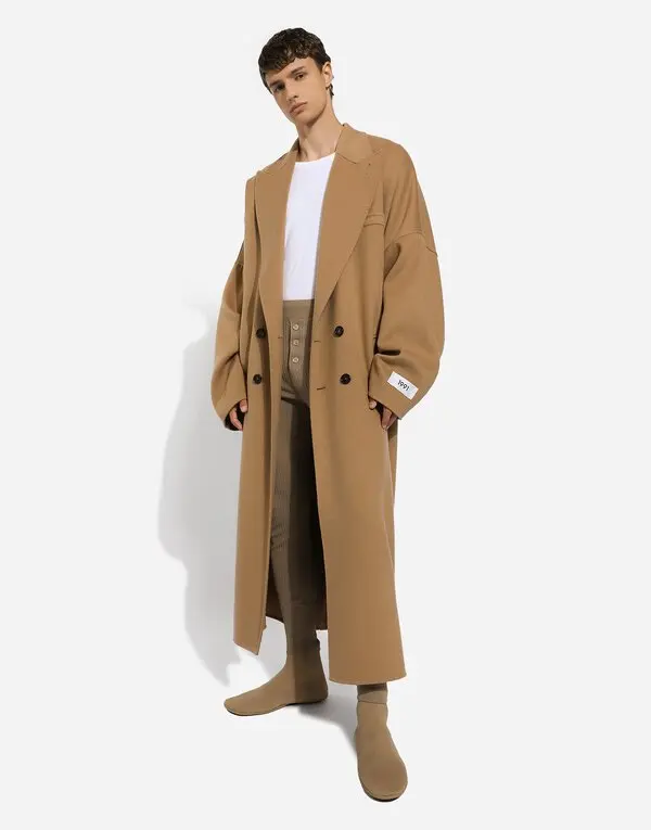 Dolce & Gabbana Double-breasted Cashmere Overcoat