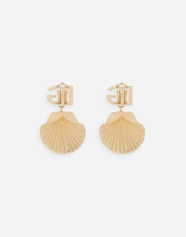 Dolce & Gabbana Rhinestone-detailed Shell Earrings