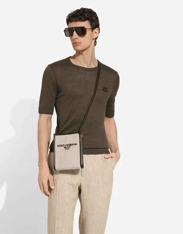 Dolce & Gabbana Small Canvas Shopper - Beige