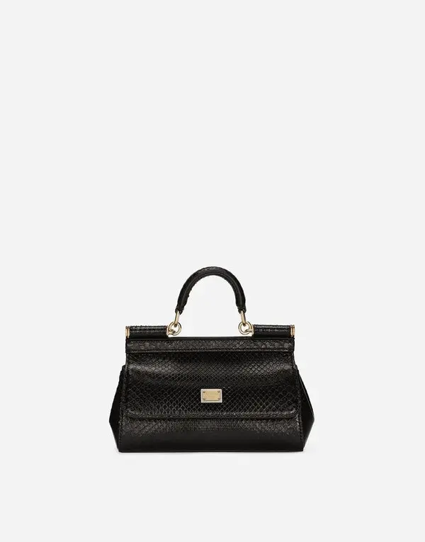 Dolce & Gabbana Small Sicily Handbag - Black