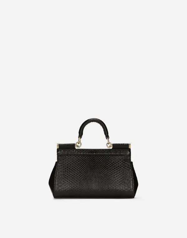 Dolce & Gabbana Small Sicily Handbag - Black