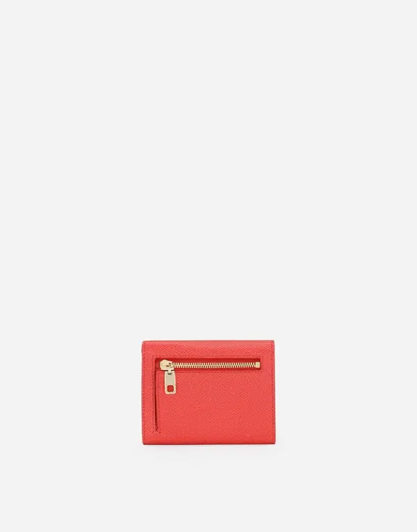 Dolce & Gabbana French Flap Wallet With Tag - Orange