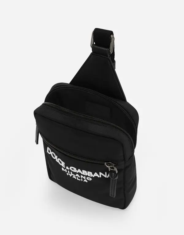 Dolce & Gabbana Nylon Belt Bag With Logo