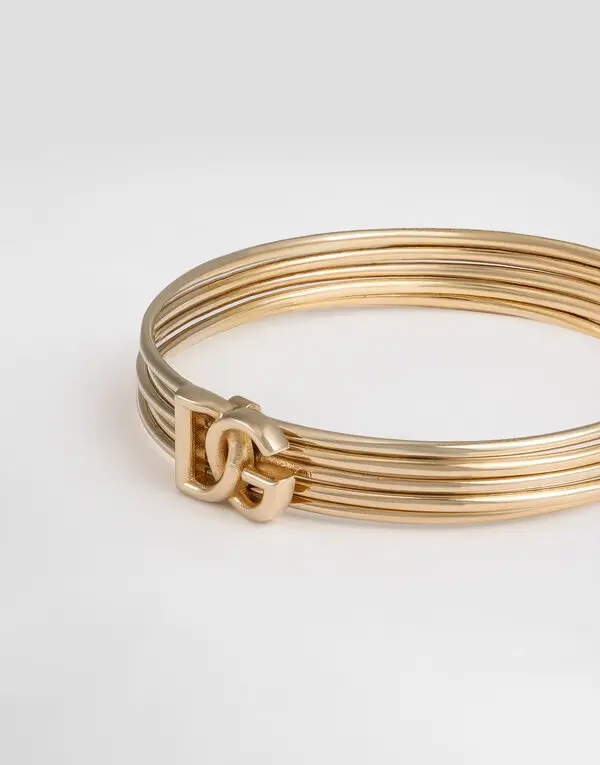 Dolce & Gabbana Multi-hoop Bangle With Logo