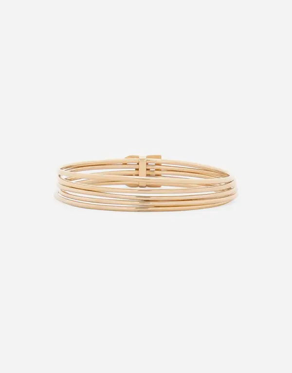 Dolce & Gabbana Multi-hoop Bangle With Logo