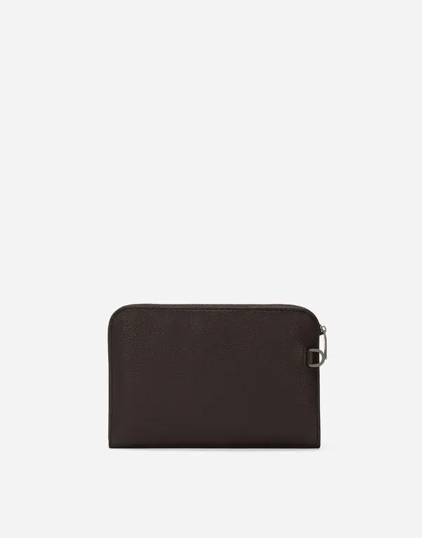 Dolce & Gabbana Deerskin Logo Pouch
