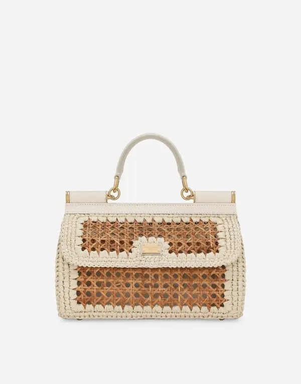 Dolce & Gabbana Elongated Sicily Handbag - Beige