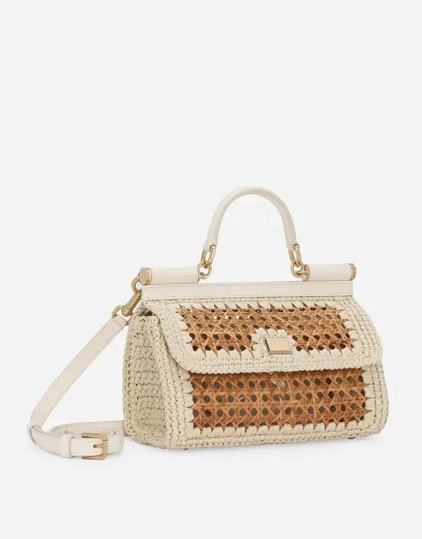 Dolce & Gabbana Elongated Sicily Handbag - Beige