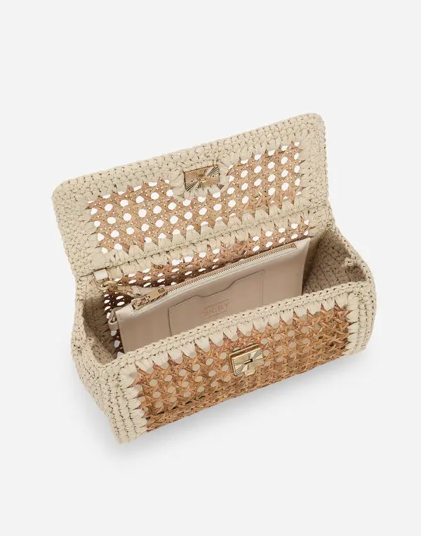 Dolce & Gabbana Elongated Sicily Handbag - Beige