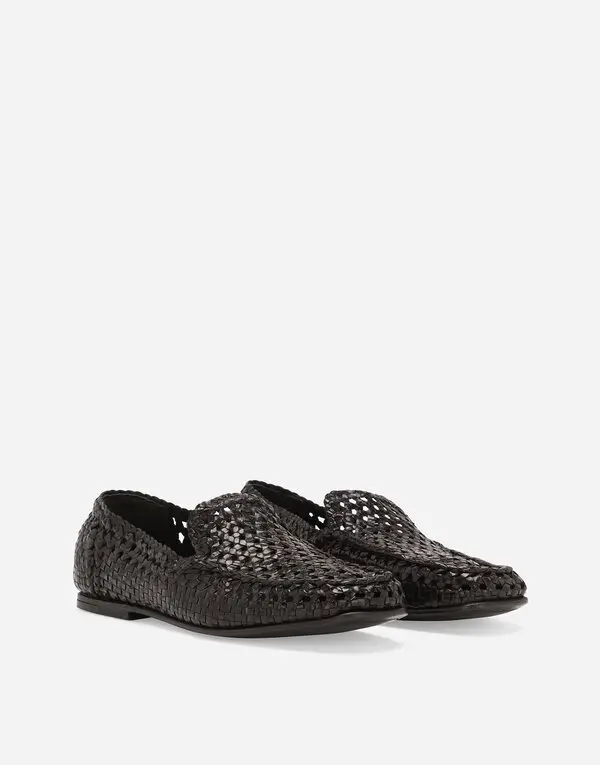 Dolce & Gabbana Goatskin Slippers - Black