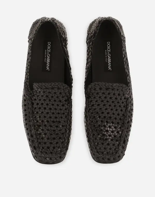 Dolce & Gabbana Goatskin Slippers - Black