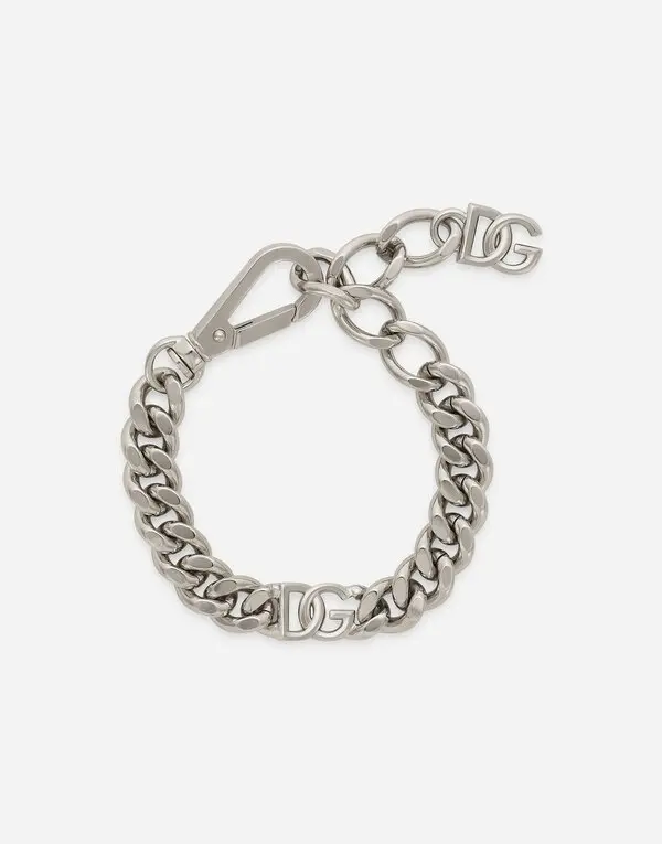 Dolce & Gabbana Dg Logo Bracelet - Silver