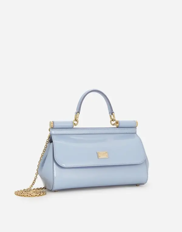 Dolce & Gabbana Medium Sicily Handbag - Light Blue