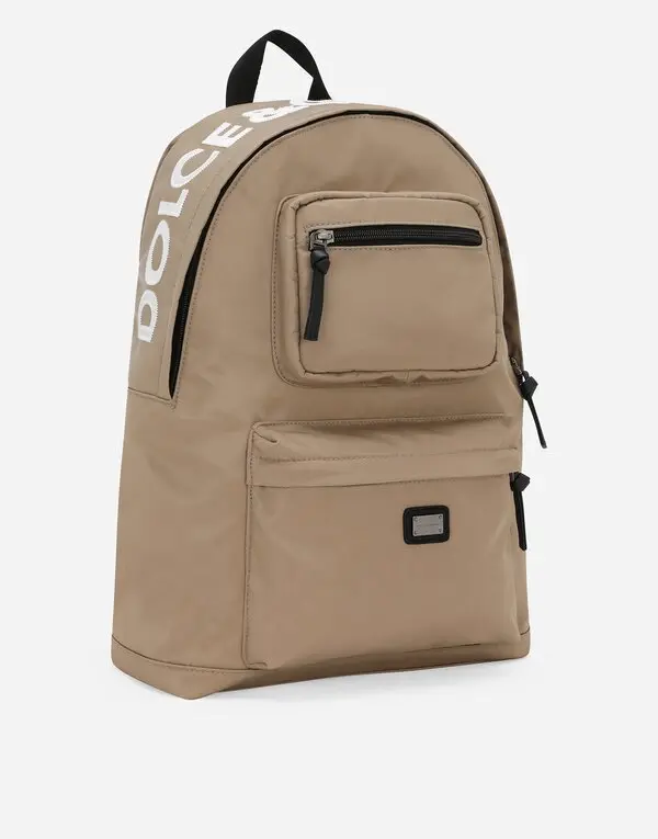 Dolce & Gabbana Nylon Backpack With Logo