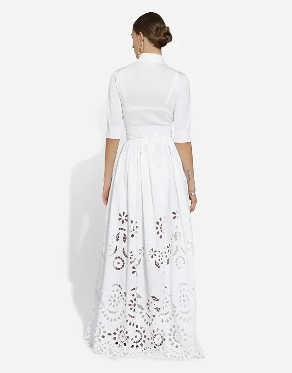 Dolce & Gabbana Cotton And Silk Cropped Polo-shirt