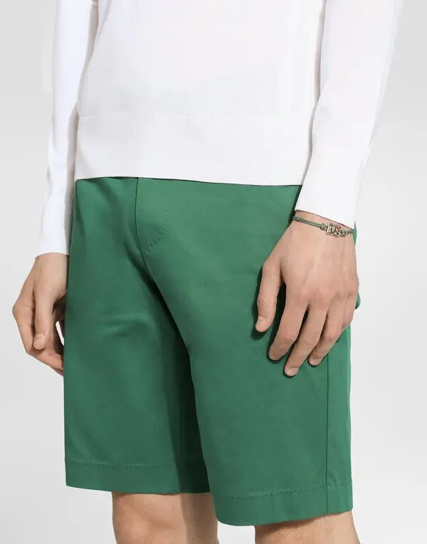 Dolce & Gabbana Cord Bracelet With Dg Logo - Green