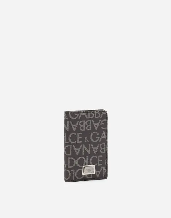 Dolce & Gabbana Coated Jacquard Bifold Card Holder