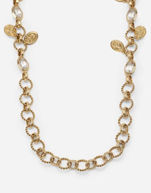 Dolce & Gabbana Bejeweled Chain Strap
