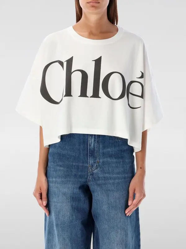 Chloé Logo T-shirt - White