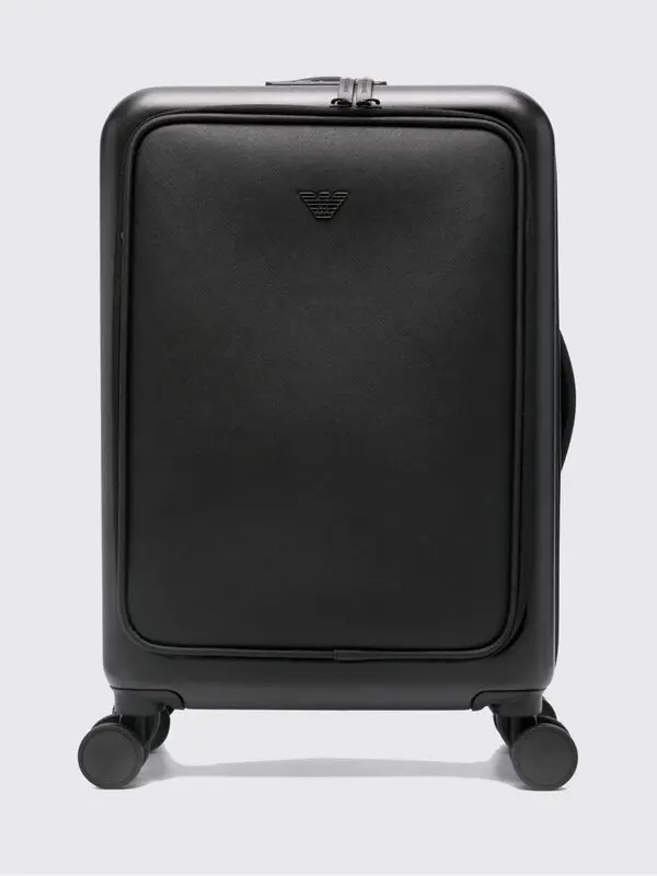 Emporio Armani Trolley Luggage - Black