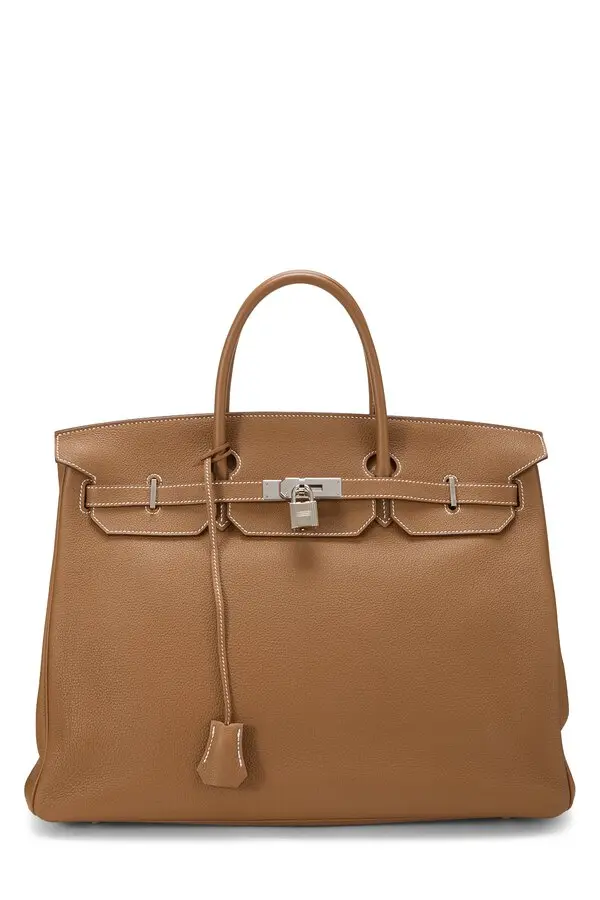 Hermès Togo Birkin 40 Handbag - Hermes Gold