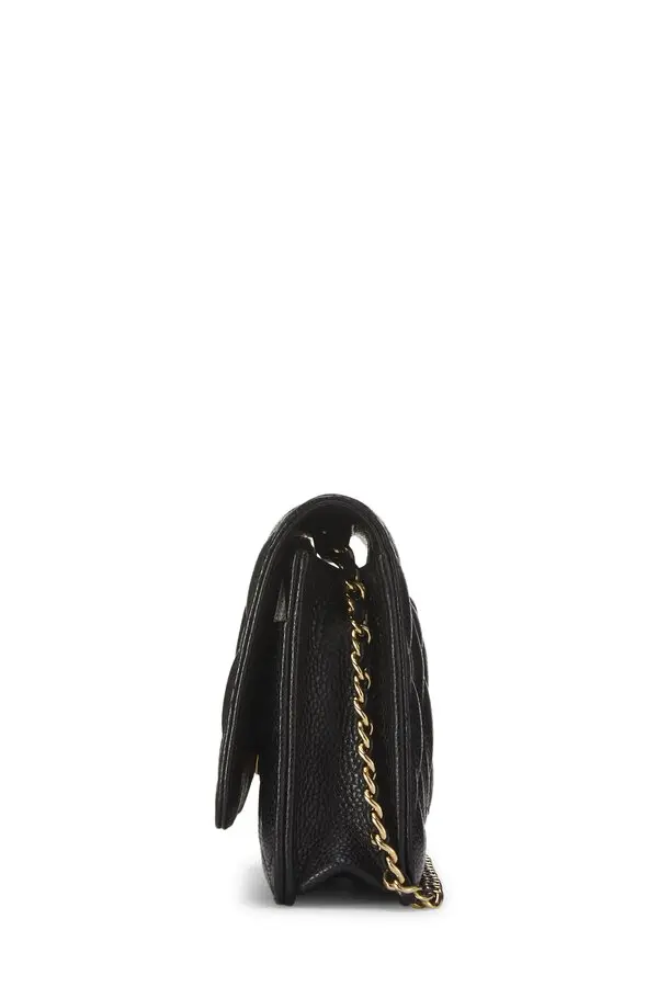 Chanel Caviar Classic Quilted Wallet On Chain
