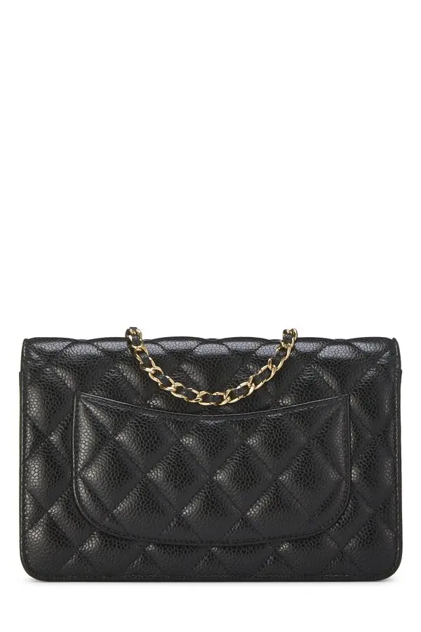 Chanel Caviar Classic Quilted Wallet On Chain