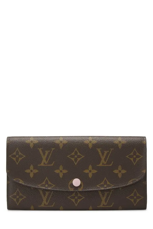 LOUIS VUITTON Monogram Canvas Emilie Wallet - Brown
