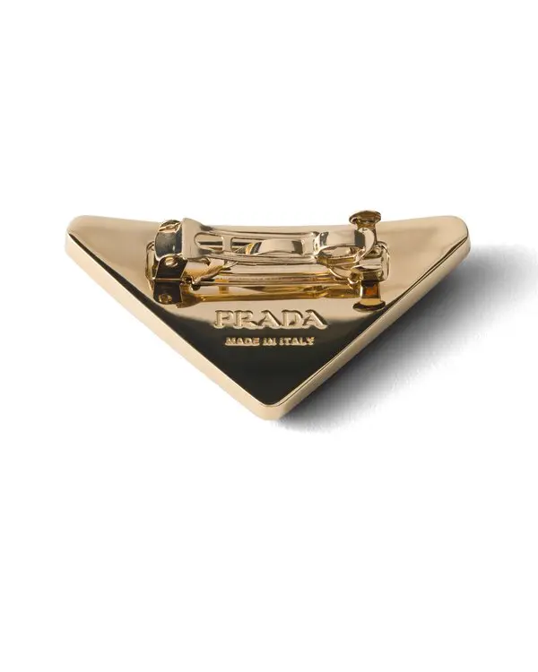Prada Plexiglas And Metal Hair Clip - Neutral