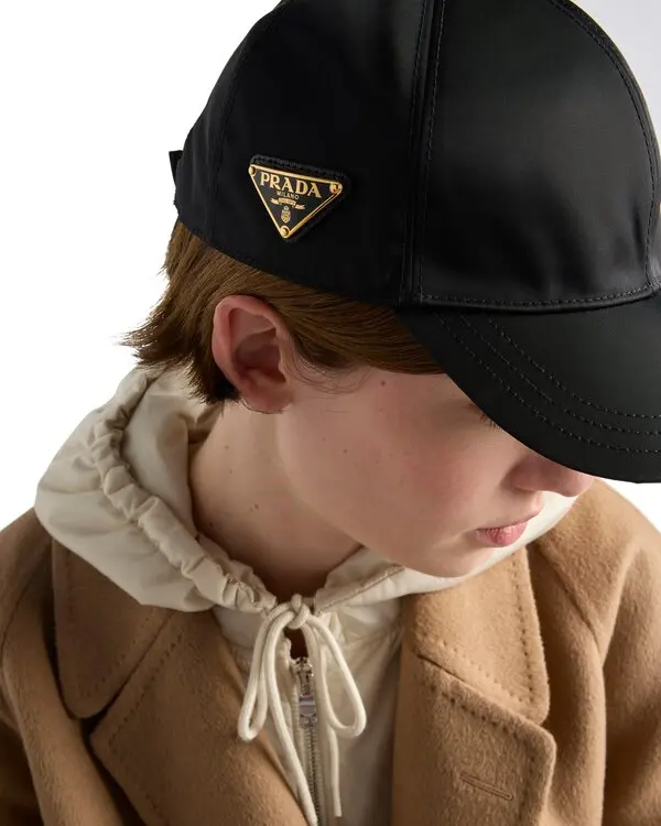 Prada Re-nylon Baseball Cap - Black