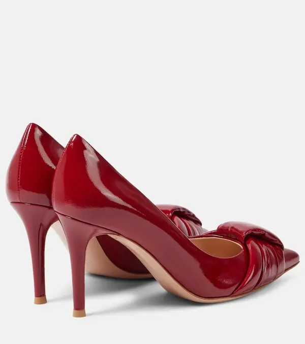 GIANVITO ROSSI 85 Patent Leather Pumps