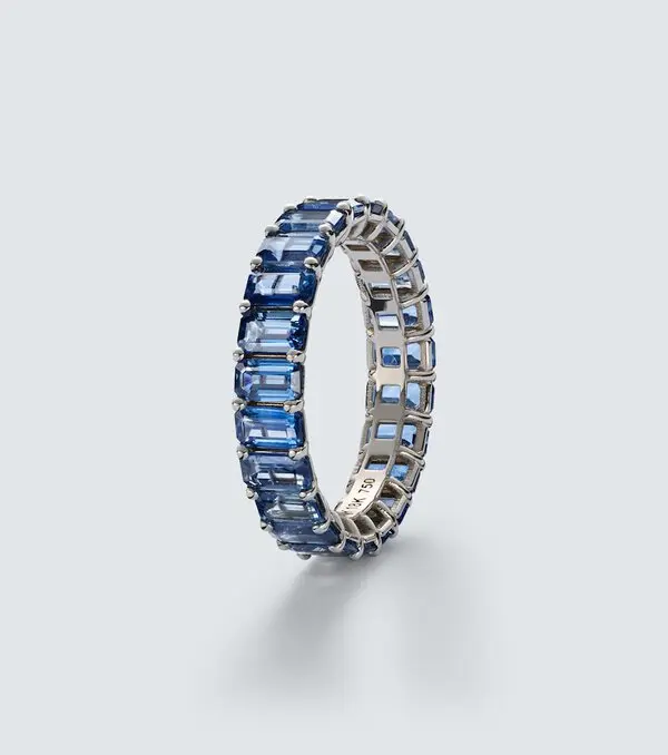 Shay Jewelry Eternity Band With Sapphires