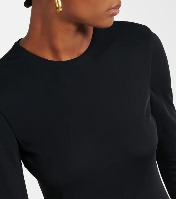 JIL SANDER Layered Maxi Dress - Black