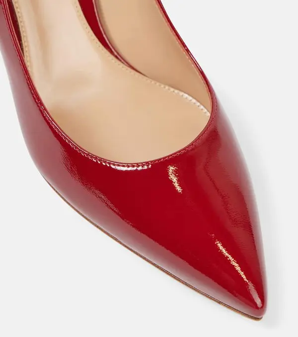 GIANVITO ROSSI 70 Patent Leather Pumps - Red