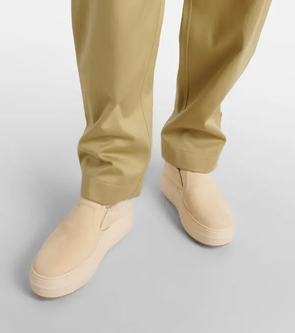 Hogan Skyscraper Suede Platform Sneakers